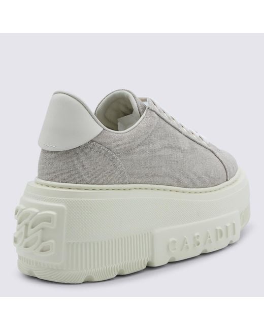 Casadei Leather Nexus Solar Eclipse Sneakers in Grey | Lyst UK