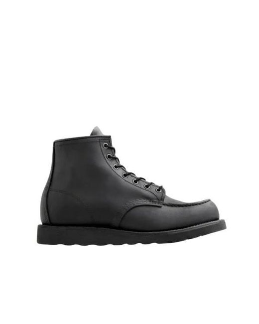 Red Wing 6 Inch Classic Moc in Black for Men | Lyst