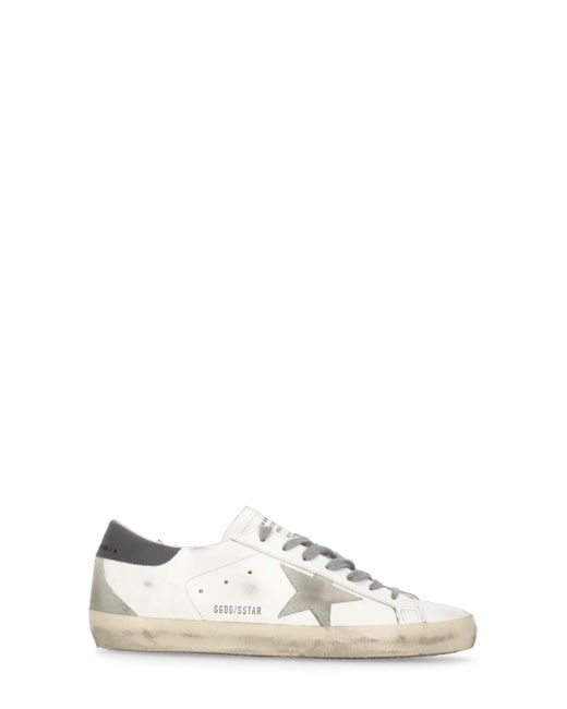 Golden Goose Super Star Classic Sneakers in White for Men | Lyst UK