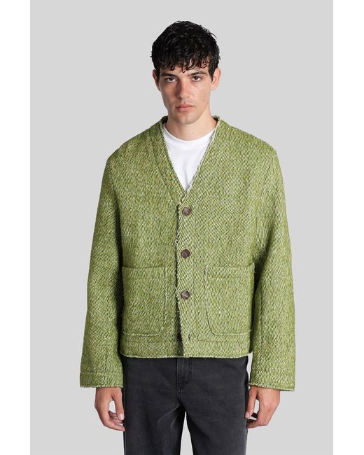 Séfr Pavel Cardigan in Green for Men | Lyst