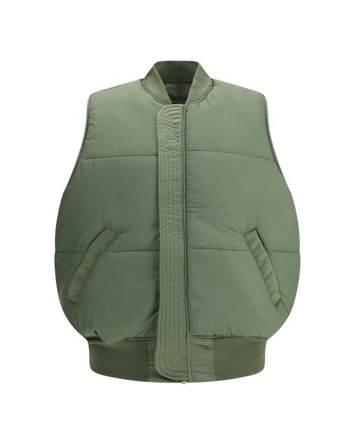Alpha Industries Ma-1 Base Vest in Green for Men | Lyst