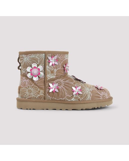 UGG Classic Mini Meadow Boots in Brown | Lyst UK