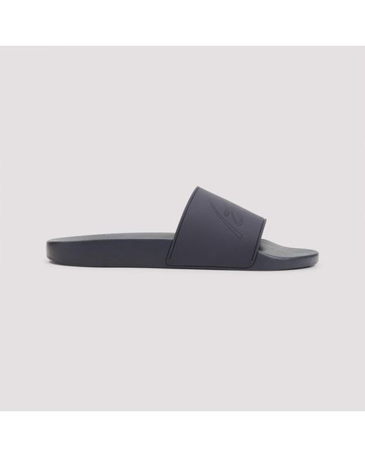 Brioni Pool Slide in Blue for Men | Lyst
