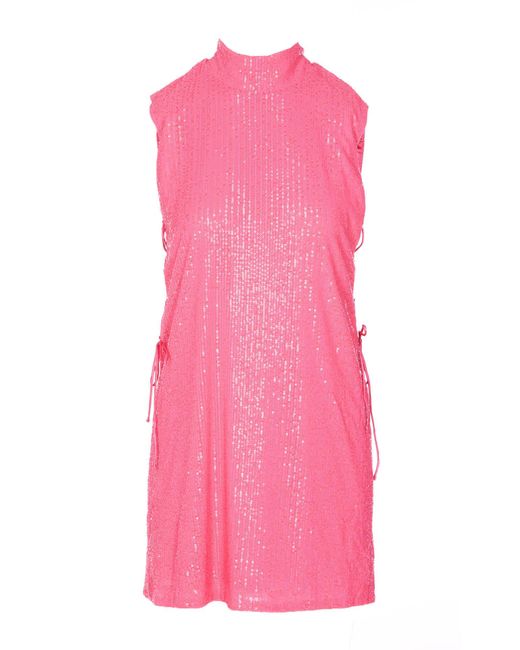 ROTATE BIRGER CHRISTENSEN Synthetic Sequins Mini Dress in Pink | Lyst ROTATE BIRGER CHRISTENSEN Synthetic Sequins Mini Dress in Pink | Lyst