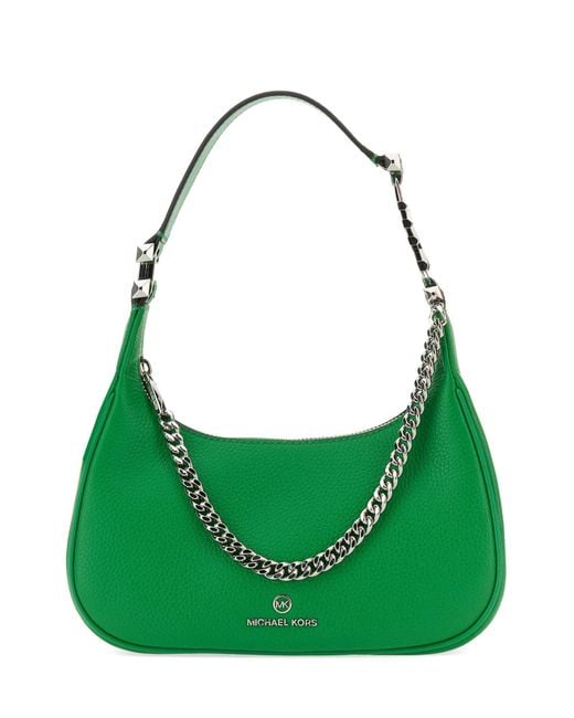 MICHAEL Michael Kors Piper Shoulder Bag in Green | Lyst MICHAEL Michael Kors Piper Shoulder Bag in Green | Lyst