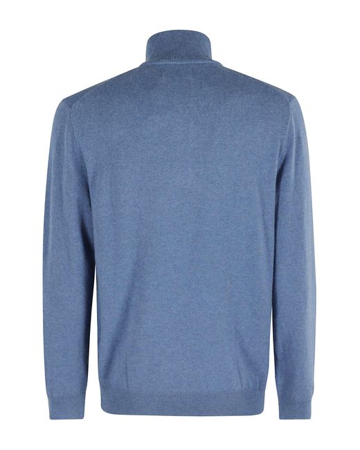 Polo Ralph Lauren High Collar Tide Pool Sweater in Blue for Men | Lyst UK