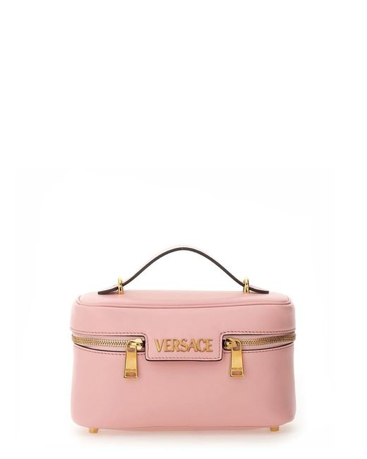 Versace "vanity Tag" Bag in Pink | Lyst