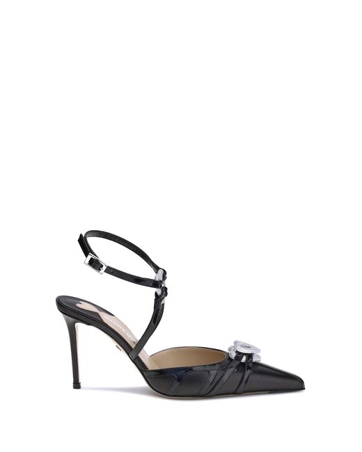 Mach & Mach Double Heart Pumps in White | Lyst