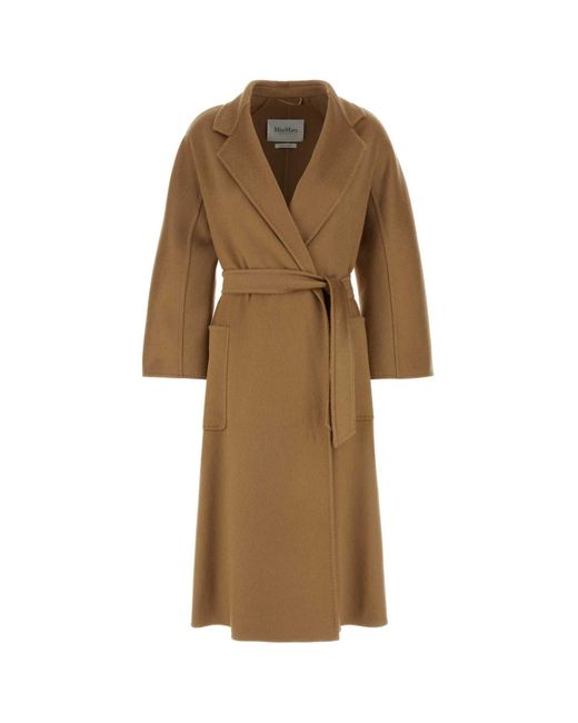 Max Mara Coats in Natural | Lyst