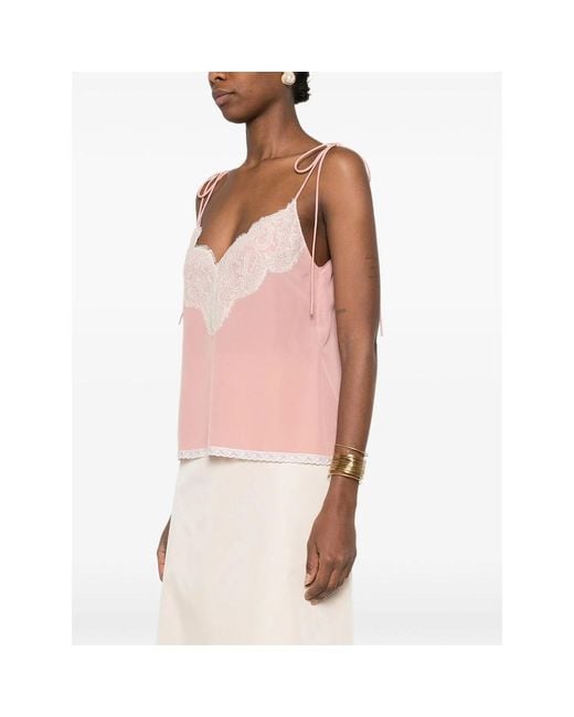 Valentino Top in Pink | Lyst UK