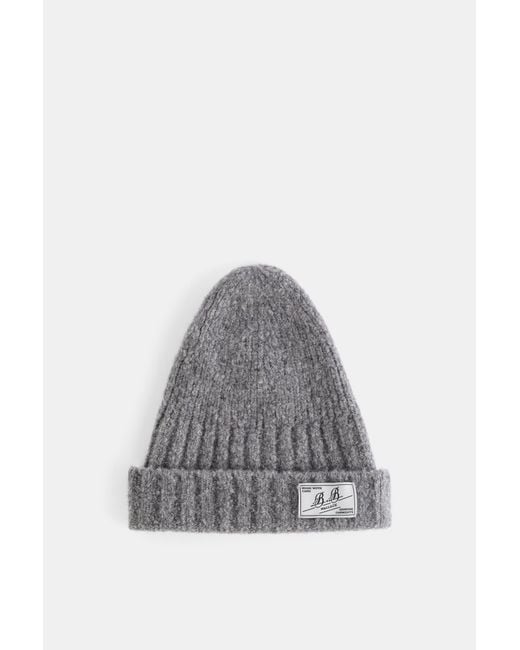 B.B. Wallace Shore Beanie Heather Wool And Cashmere Hat in Grey | Lyst UK