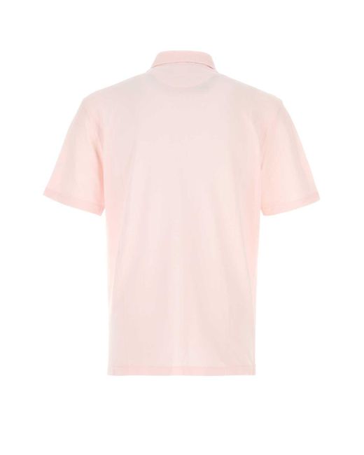 Fedeli Pastel Piquet Polo Shirt in Pink for Men | Lyst