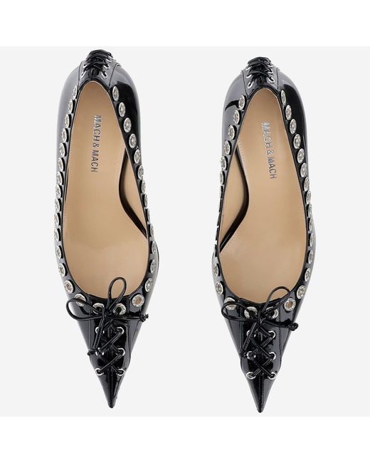 Mach & Mach Corset-Style Pumps in Black | Lyst