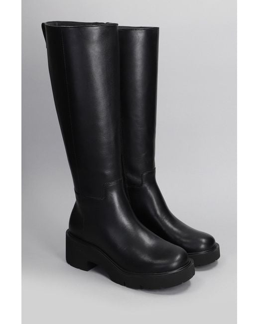 Camper Milah Low Heels Boots in Black | Lyst