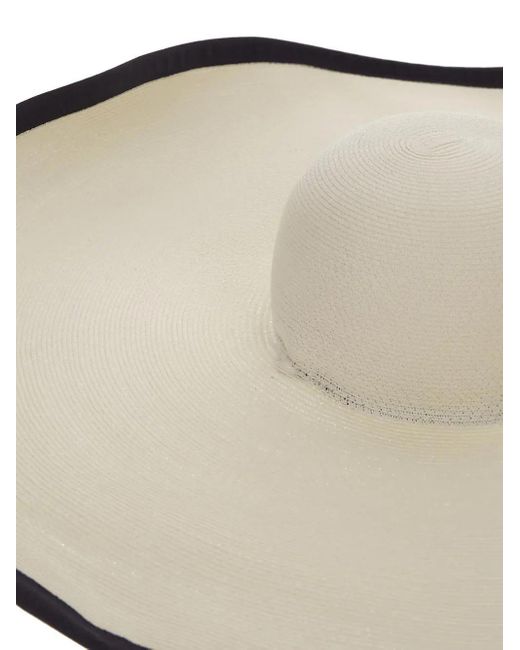 Max Mara Paper Yarn Hat in Natural | Lyst UK
