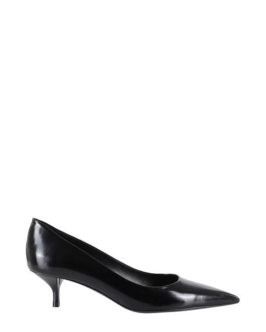 Stuart Weitzman Decolletè Power 50 Pump in Black | Lyst
