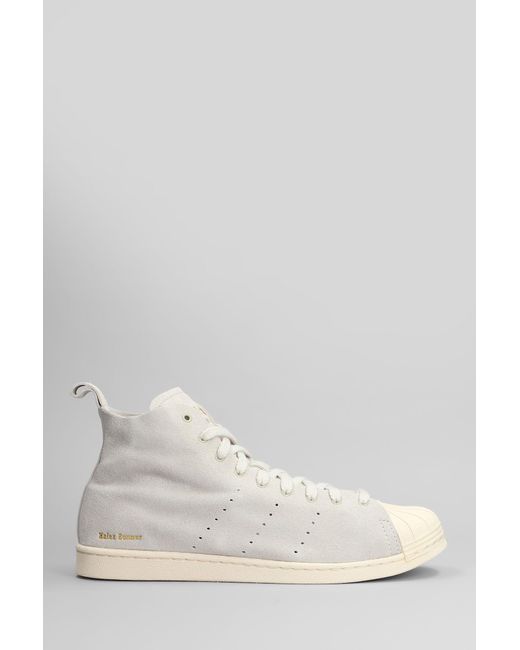 adidas Superstar Hi Sneakers in Gray for Men | Lyst