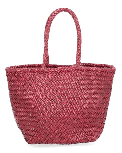Dragon Diffusion Small Grace Basket Bag in Red | Lyst