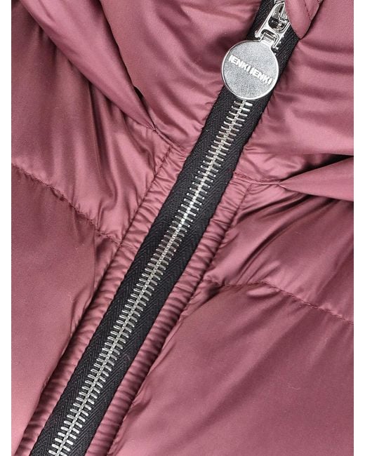 Ienki Ienki Maxi Pyramid Leon Down Jacket in Pink | Lyst UK