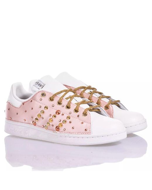 MIMANERA Adidas Stan Smith Satin Custom in Pink | Lyst