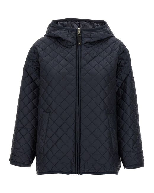 Max Mara Leo Reversible Jacket in Blue | Lyst