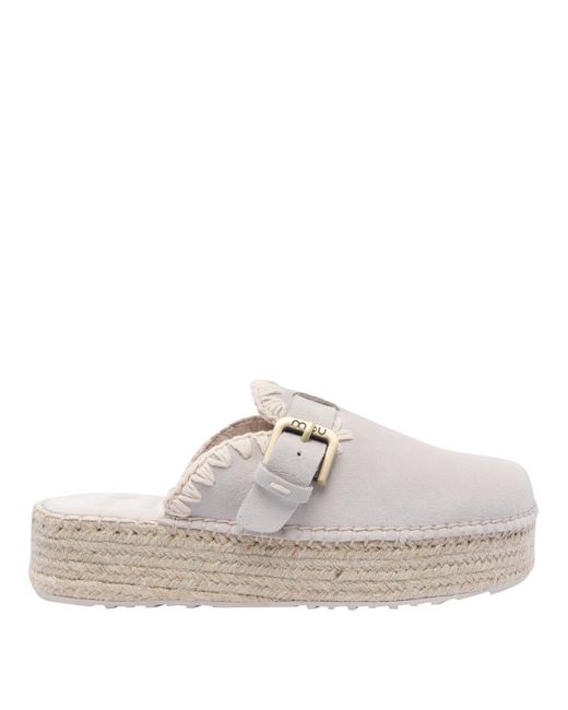Mou Jute Clog in White | Lyst