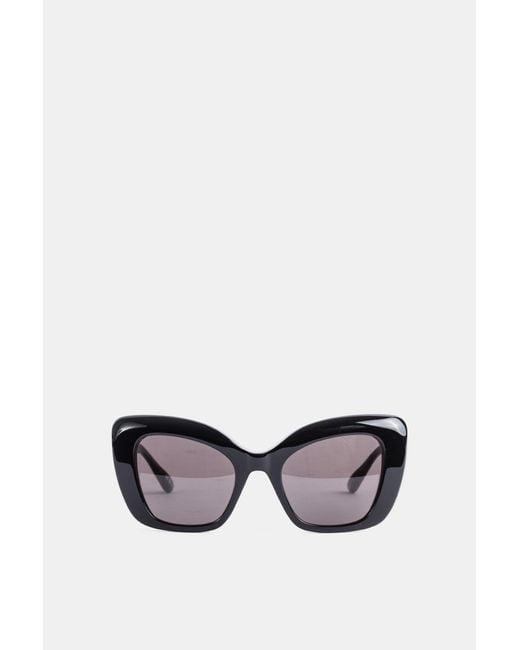 Balenciaga Diva Butterfly Sunglasses in Black | Lyst UK