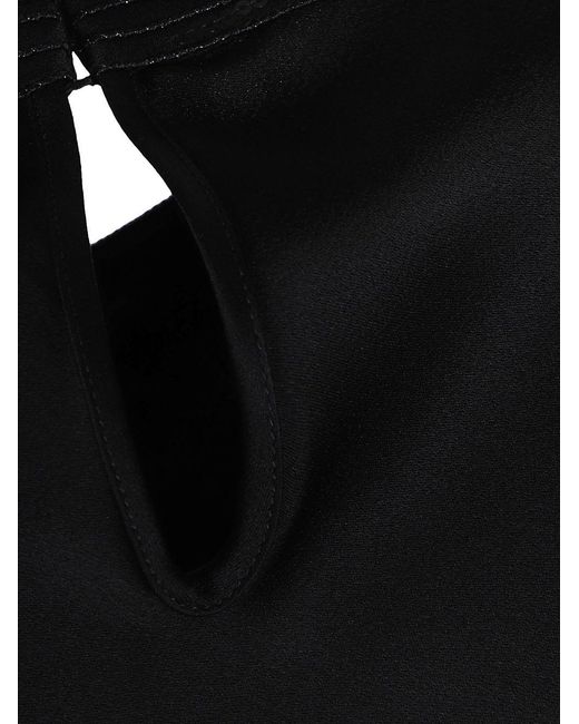 Antonelli Long Dress With Keyhole Opening in Black | Lyst UK