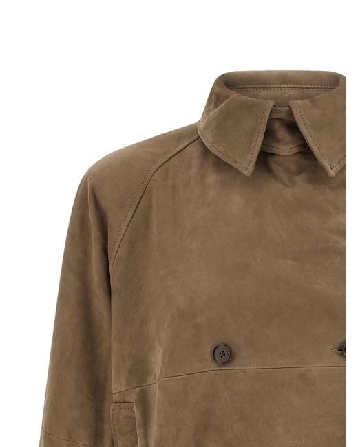 ROTATE BIRGER CHRISTENSEN Suede Jacket in Green | Lyst UK