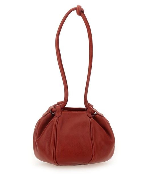 Hereu Globul Mini Supple Shiny Bag in Red | Lyst