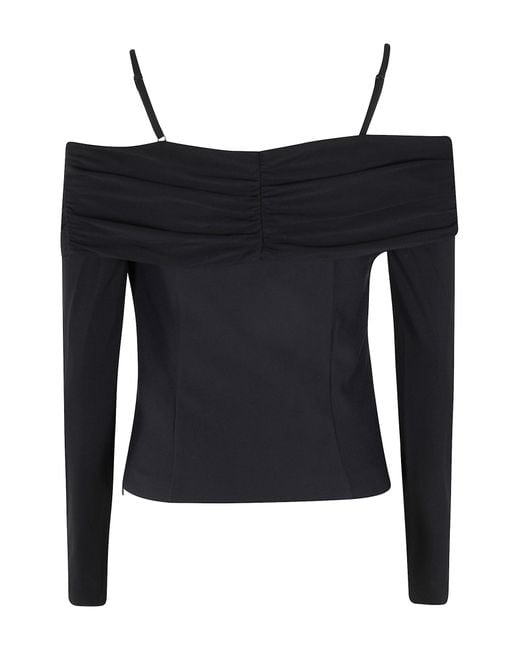 Jonathan Simkhai Hazel Top in Black | Lyst UK
