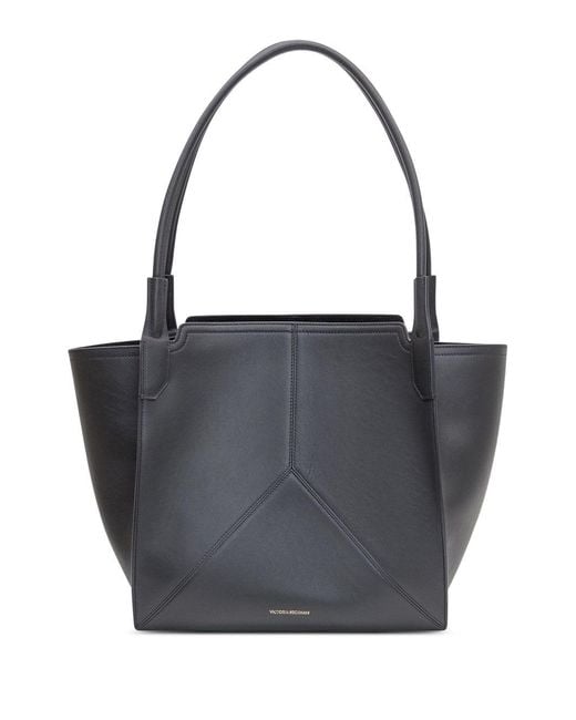Victoria Beckham Victoria Tote Bag With Leather Inserts in Black | Lyst UK