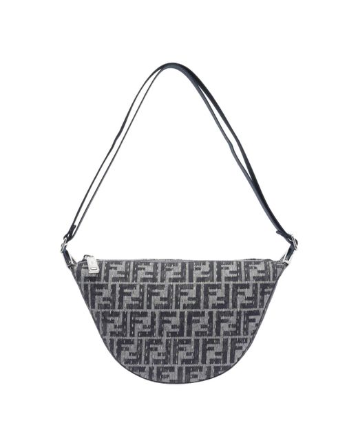 Fendi Small Melon Ff Bag in Metallic for Men | Lyst