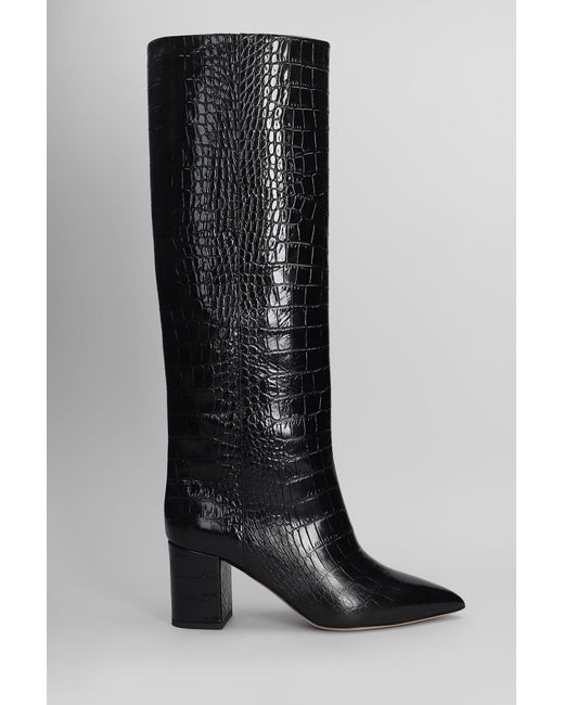 Paris Texas Anja Boot 70 High Heels Boots in Black | Lyst