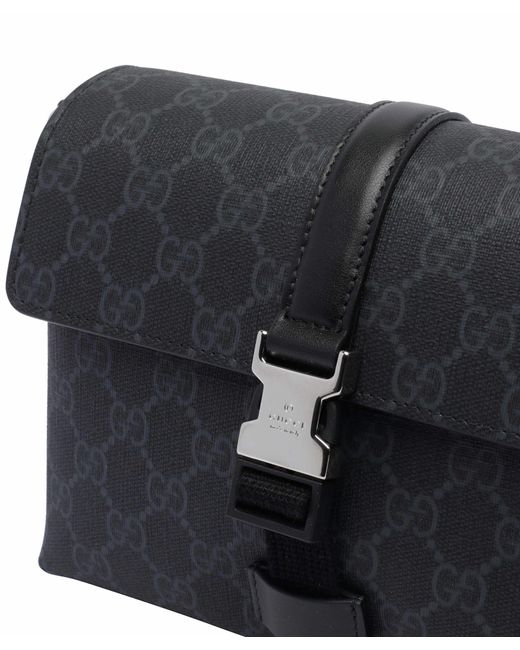 Gucci Mini Gg Bag in Black for Men | Lyst