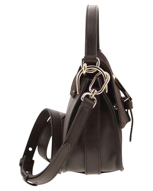 Furla Flow Mini in Brown | Lyst