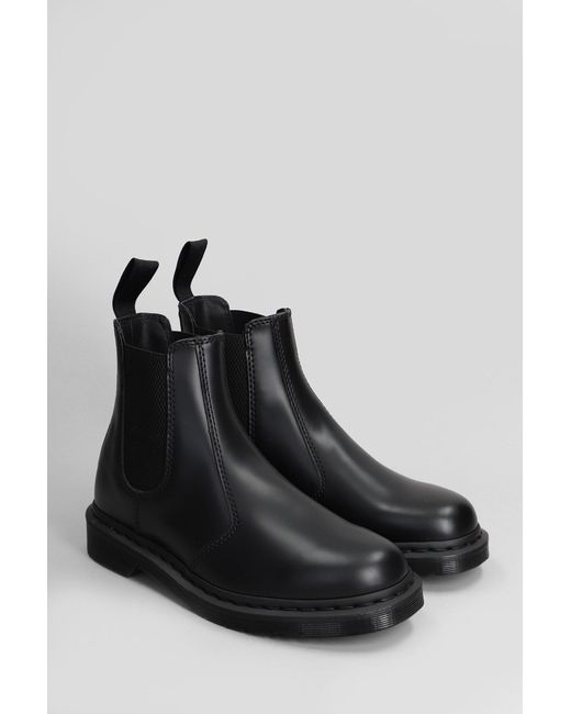 Dr. Martens 2976 Mono Combat Boots in Black for Men | Lyst