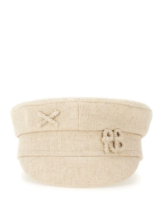 Ruslan Baginskiy Baker Boy Hat in Natural | Lyst UK