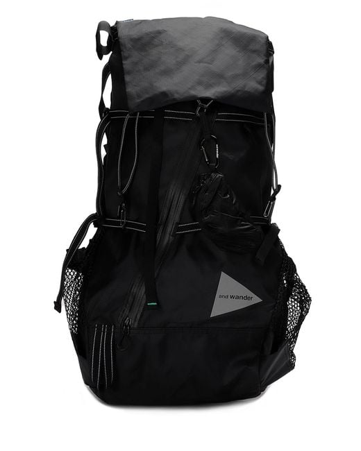 and wander 100 Ecopak 40L Backpack in Black for Men | Lyst