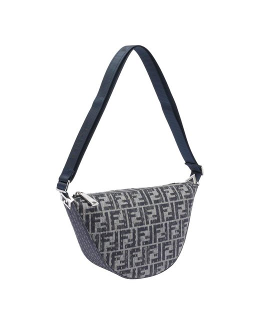 Fendi Small Melon Ff Bag in Metallic for Men | Lyst