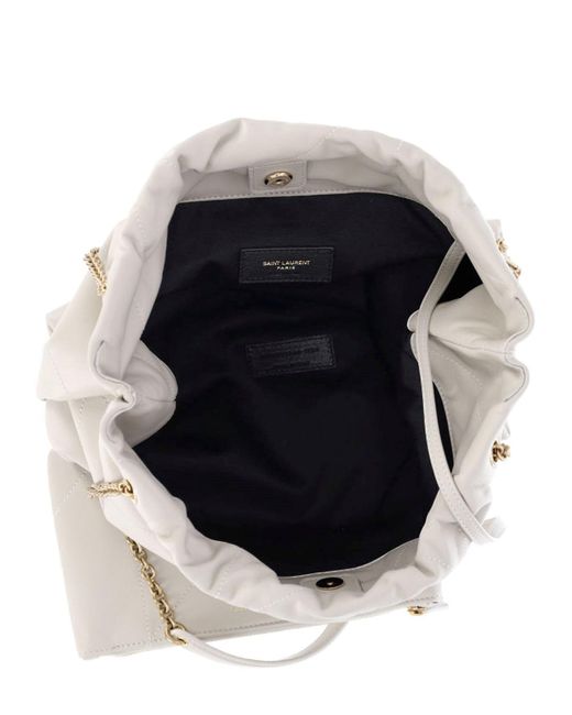 Saint Laurent Jamie Pochon Bucket Bag in Black | Lyst