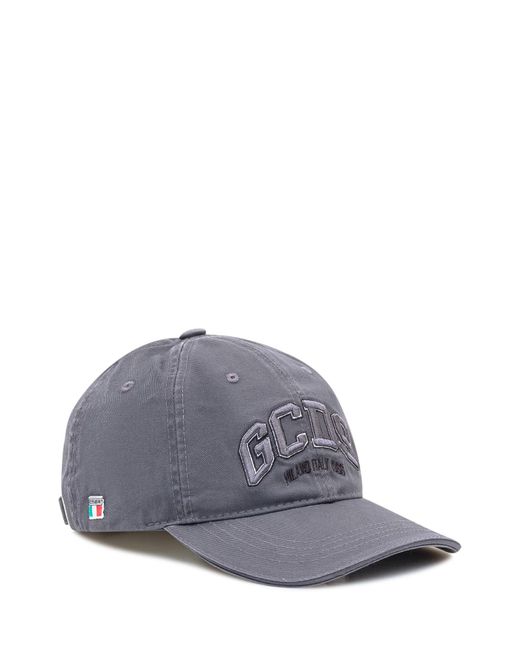 Gcds Lounge Logo Hat in Gray for Men | Lyst