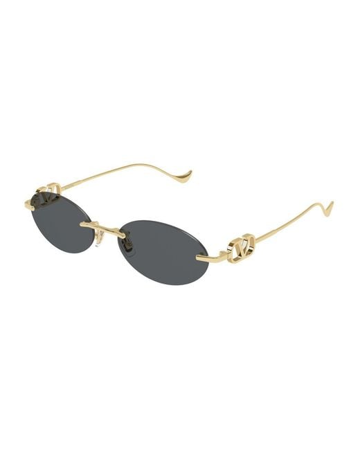Ottica Lucciola Vg0032S Linea V Logo Metallo Sunglasses in Grey | Lyst UK