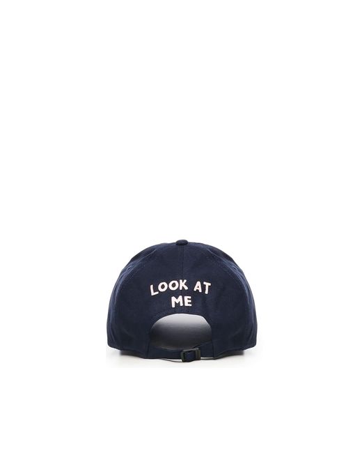 JW Anderson Canvas Baseball Cap With Jwa Anchor Logo in Blue for Men | Lyst