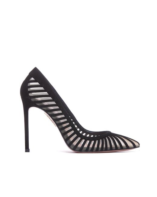 Aquazzura Passion Pumps in Black | Lyst