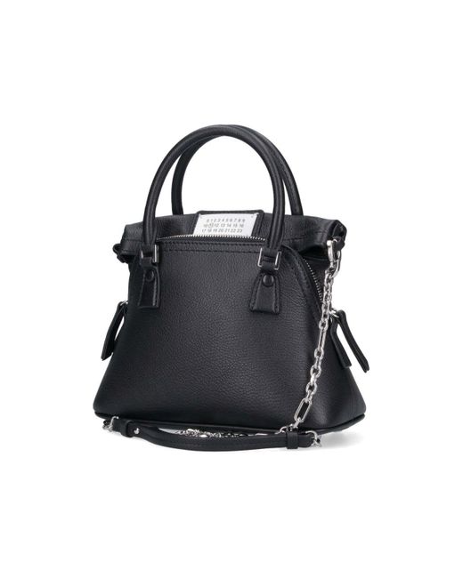 Maison Margiela Micro Bag 5Ac Classique in Black | Lyst