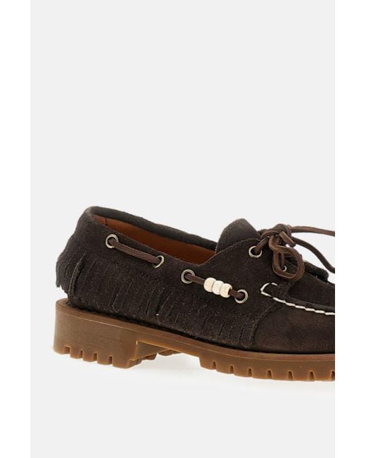 Sebago Ranger Suede Moccasin in White | Lyst UK