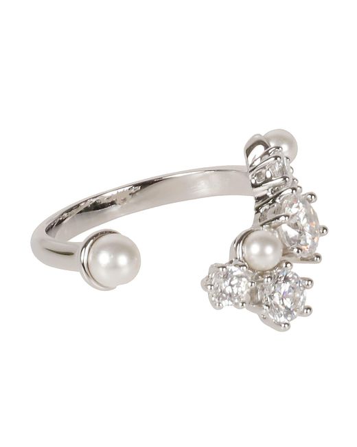 Swarovski Op Ring in Metallic | Lyst