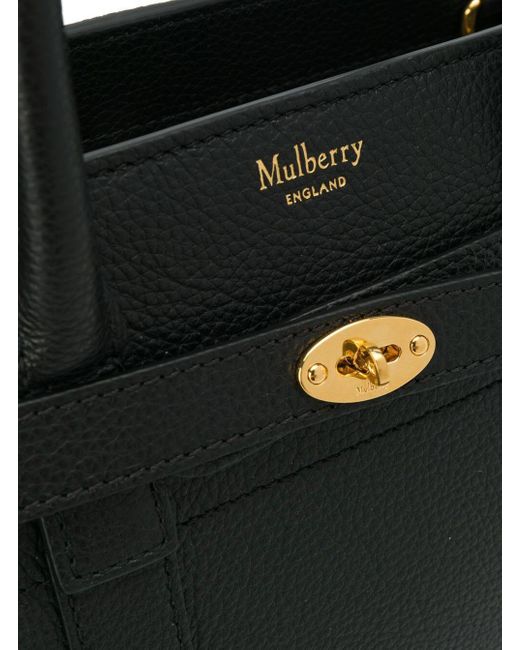 Mulberry Batswater Small Leather Handbag in Black | Lyst