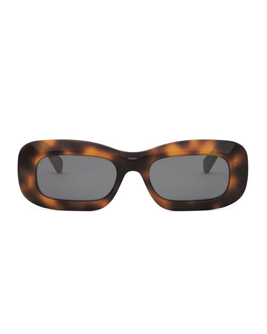 Celine Cl40294I 3 Dots 53A Havana Sunglasses in Brown | Lyst UK